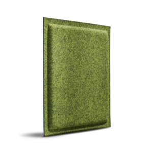 SQUARE BOLD 3D Acoustic Felt Wall Panels - OLIVE | DecorMania UK