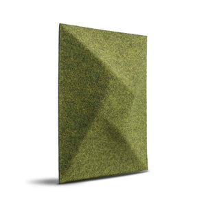 TWIST 3D Acoustic Felt Wall Panels - OLIVE | DecorMania UK