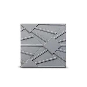 Concrete 3D Tile ANDROMEDA Grey - Box 12 - DecorMania